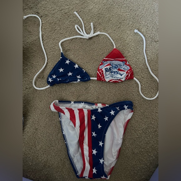 Budweiser | Swim | Budweiser Usa Bikini Set | Poshmark